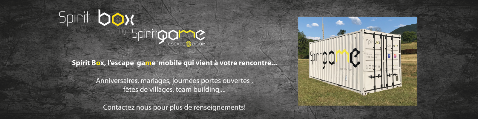 Spirit Game : Escape game à Douvaine, entre Annemasse et Thonon